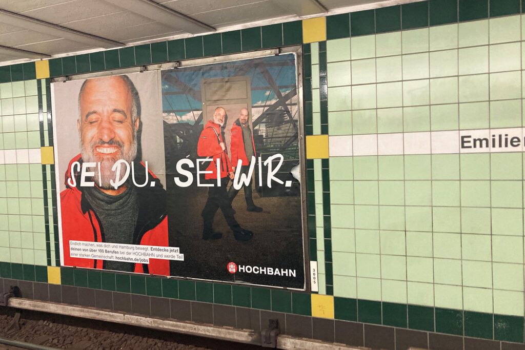 Sei Du. Sei Wir. Weshalb sieht man das gerade überall in der Stadt ...